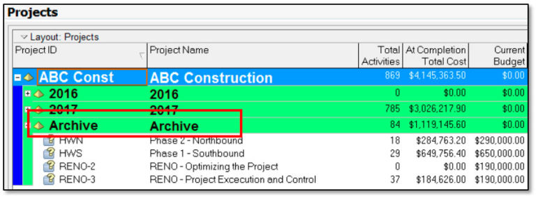 P6 PROJECTS ORGANIZED BY YEAR - DRMcNatty & Associates