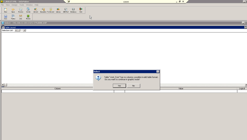 Using Infomaker Graphical View - DRMcNatty & Associates