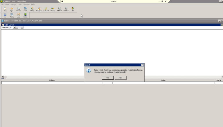 Using Infomaker Graphical View - DRMcNatty & Associates