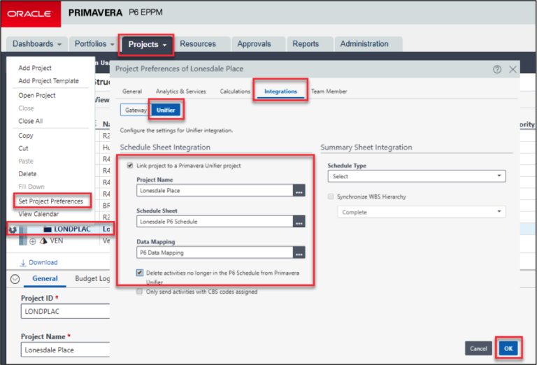 Copying Unifier And P6 Projects And Troubleshooting Errors Drmcnatty