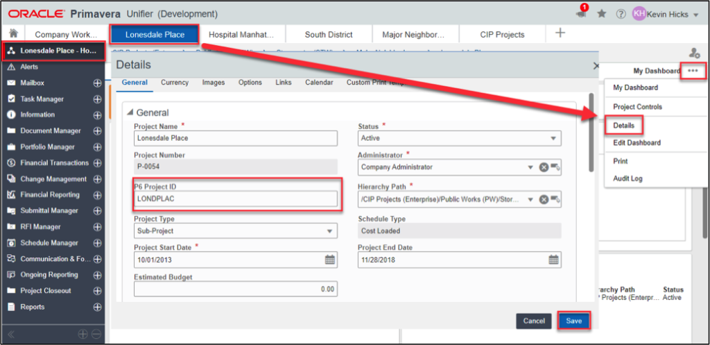 COPYING UNIFIER AND P6 PROJECTS AND TROUBLESHOOTING ERRORS - DRMcNatty ...