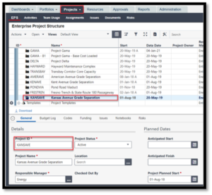 SENDING P6 DATA TO UNIFIER SCHEDULE SHEET - DRMcNatty & Associates
