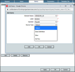 Filtering Unifier Report Data - DRMcNatty & Associates